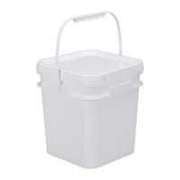 China 5L Square Food Grade HDPE Bucket with Custom Printing - High Density Polyethylene Container for Storage and Organization for sale