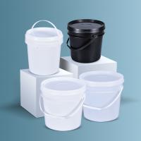 China 5L Plastic Buckets With Lids Food Grade For Liquid Storage Packaging Custom Color for sale