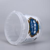 China Custom Logo IML Plastic Cheese Ice Cream Packaging Box with ISO9001 SGS Certificate - 7 Day Production & Food Grade Materials for sale