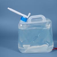 China Outdoor Camp Water Bag Cubitainer Folding Plastic Bucket with Custom Sizes 5L to 20L Capacity for sale