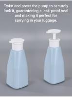 China 330ml 11oz Round Shoulder Pump Cap Bottle for Body Lotion Hand Wash Cleanser Skin Care Products for sale