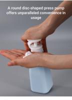 China 330ml 11oz Round Shoulder Pump Cap Bottle for Body Lotion Hand Wash Cleanser Skin Care Products for sale