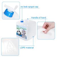 China Food Grade LDPE Collapsible Bucket 5-20L Capacity with Custom Logo for Outdoor Camping and Storage for sale