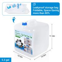 China Food Grade LDPE Collapsible Bucket 5-20L Capacity with Custom Logo for Outdoor Camping and Storage for sale