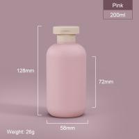 China Blue Soft Touch Cosmetic Bottle Packaging 50ml-1000ml for Serum Lotion Shampoo Conditioner for sale