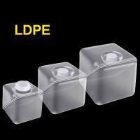 China Eco-Friendly 3L Water Container Folding Collapsible Plastic Jerry Can with Faucet Lid for sale