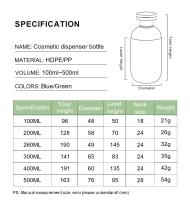 China Soft Touch Squeeze Bottle 100ml-1000ml for Shampoo Conditioner Body Lotion Hand Wash Packaging for sale