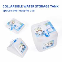 China 5L 10L 15L 20L BPA Free LDPE Drinking Water Tank with Tap - Transparent Portable Container for sale