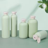 China 200ml 260ml 300ml 400ml 500ml HDPE Plastic Lotion Bottle With Flip Top Cap for Shampoo for sale