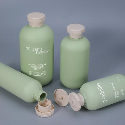 China 200ml HDPE Plastic Bottle with Flip Top Cap for Cosmetic Serum Lotion Packaging for sale