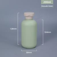 China 200ml HDPE Plastic Bottle with Flip Top Cap for Cosmetic Serum Lotion Packaging for sale