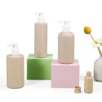 China 300ml Biodegradable Wheat Straw Plastic Hotel Shampoo Bottles with Pump Dispenser - Eco-Friendly Amenity Packaging for sale