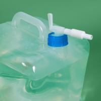 China Collapsible Translucent Water Bag 20L for Camping Gear PVC Outdoor Square Container for sale