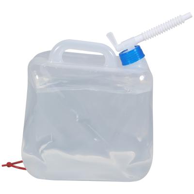 China Semi-Collapsible Jerry Can with Telescopic Tube for Water Storage - Food Grade Plastic Container for sale