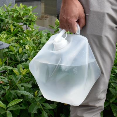 China 10 Liter Collapsible Jerry Can with Handle - Food Grade Water Storage Container for Outdoor Use for sale