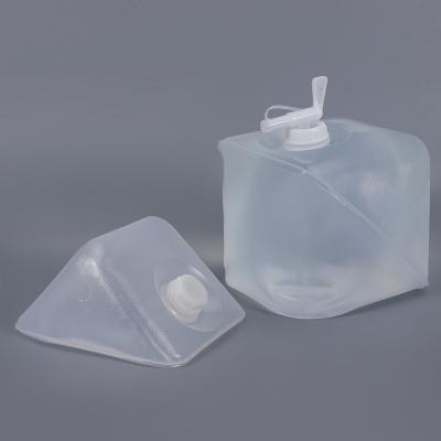 China Eco Friendly Plastic Collapsible Jerry Can 25L Water Container - Food Grade LDPE -20℃ to 85℃ Temperature Range for sale