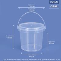 China 750ml Food-grade PP Bucket for sale