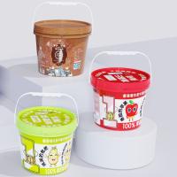 China Thickened PP 5 Gallon Plastic Buckets White Pail 0.5L to 35L Capacity Food-Grade Storage Containers for sale
