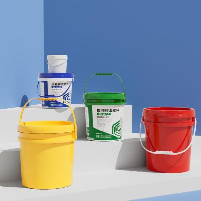 China 1 Gallon Food-Grade PP Plastic Bucket with Silkscreen Printing | 0.5L-35L Capacity Range for sale