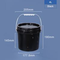 China Reusable Sealing 5 Gallon Translucent Bucket PP Plastic Food Safe Oem for sale