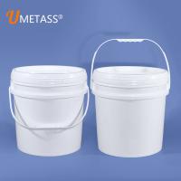 China 15 Liter Recycled PP Food Grade Bucket with Secure Lid for Beverage Storage | 0.5L to 35L Capacity Options for sale
