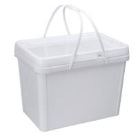 China Water Environmentally Friendly Rectangular Plastic Bucket 6L for sale