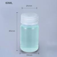 China Leakproof Wide Neck Plastic PP Small Reagent Bottle 500ml 60ML for sale