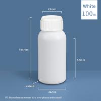 China 100ML Fluorinated Plastic HDPE Bottle for sale