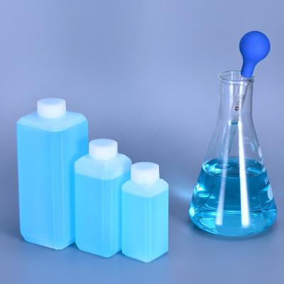 China HDPE 30ml Narrow Neck Square Bottle For Powder Solids Gel Oil for sale