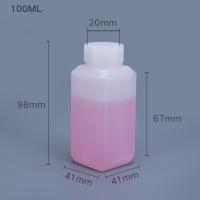 China 100ml Narrow Neck Square Bottle Good Sealing No leakage for sale