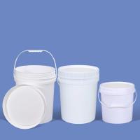 China Wholesale Round Durable 5L 10L 20L 5Gal Plastic Bucket with Screw Top for Food Storage for sale