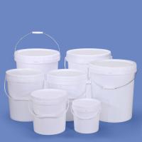 China Wholesale Round Durable 5L 10L 20L 5Gal Plastic Bucket with Screw Top for Food Storage for sale
