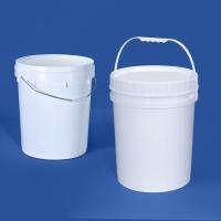 China Wholesale Round Durable 5L 10L 20L 5Gal Plastic Bucket with Screw Top for Food Storage for sale