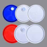 China 5 Gallon Plastic Bucket with Oil Spout Lid 20L Round Food Grade Plastic Oil Bucke for sale