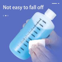 China Food Grade HDPE Narrow Neck Plastic Bottle with Scale Line - 100ml to 1000ml Medicine Liquid Packaging Container for sale