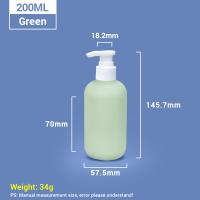 China 200ml Travel Toiletries Bottles for Shampoo and Body Wash for sale