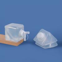 China Portable 1L Water Container Soft Collapsible Plastic Jerry Can Eco-Friendly Water Bucket with Faucet Lid for sale