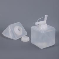 China Portable 1L Water Container Soft Collapsible Plastic Jerry Can Eco-Friendly Water Bucket with Faucet Lid for sale
