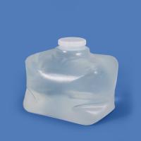 China Wide Diameter 10cm 25L Collapsible Translucent Water Bag for Camping Gear PVC Outdoor Square Container for sale