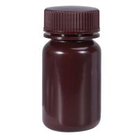 China 60ml Wide Neck Reagent Bottles Hot Sale Translucent Brown Polypropylene PP Plastic Bottles Lab Grade for sale