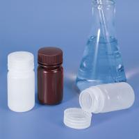China 60ml Wide Neck Reagent Bottles Hot Sale Translucent Brown Polypropylene PP Plastic Bottles Lab Grade for sale