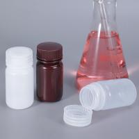 China 60ml Wide Neck Reagent Bottles Hot Sale Translucent Brown Polypropylene PP Plastic Bottles Lab Grade for sale