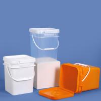 China Custom 13L Square Plastic Bucket For Silk Screen Printing And Food Grade Material From UMETASS for sale