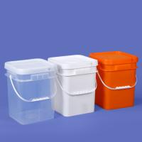 China Custom 13L Square Plastic Bucket For Silk Screen Printing And Food Grade Material From UMETASS for sale