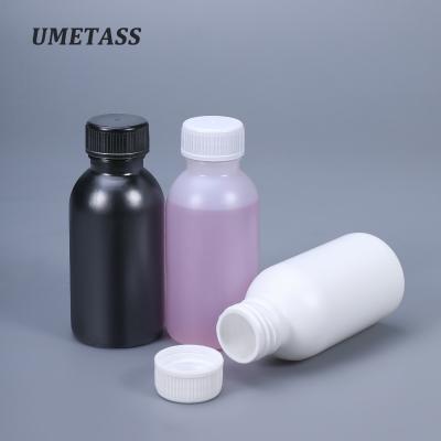 China 100ml Thickened Liquid Containor HDPE Pesticides Plastic Bottle for Chemical Liquid Packaging for sale