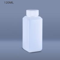 China 120ml Plastic Chemical Bottle Narrow Neck Square Plastic Bottle Good Sealing No leakage for sale