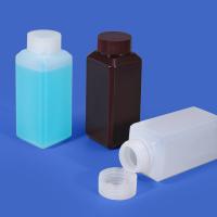 China 120ml Plastic Chemical Bottle Narrow Neck Square Plastic Bottle Good Sealing No leakage for sale