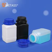 China 500ml Square Plastic Bottle Screw-cap Wide Neck Bottles for Industrial Lab Reagent Storage for sale