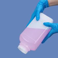 China Food-grade Plastic Bottle 1.5L Square Wide Mouth Hdpe Bottle For Chemical Reagent Ink Powder for sale