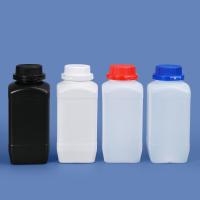 China Food-grade Plastic Bottle 1.5L Square Wide Mouth Hdpe Bottle For Chemical Reagent Ink Powder for sale